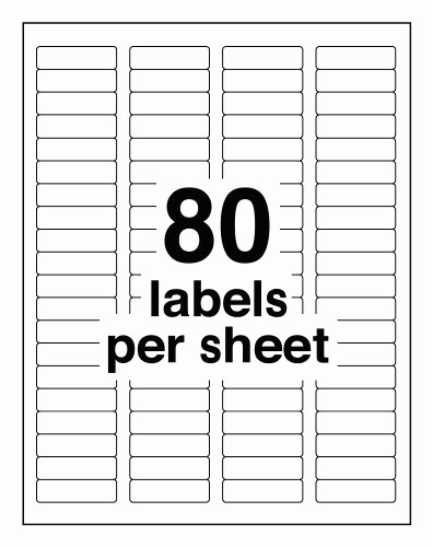 50 Avery Return Address Labels 5267 Ufreeonline Template