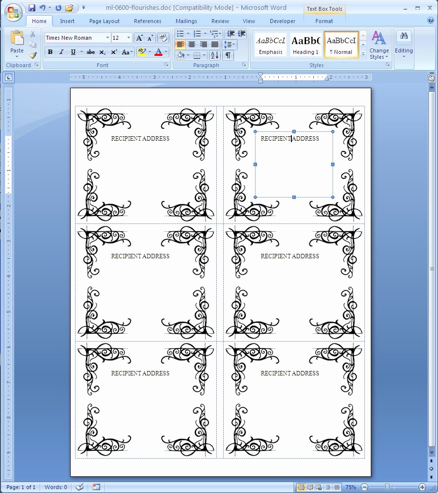 50 Avery 5164 Shipping Label Template