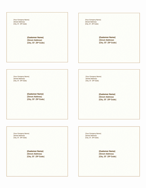 50 Avery 5164 Shipping Label Template