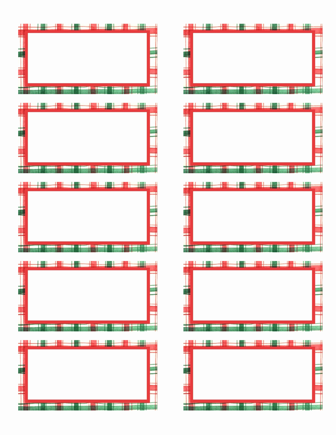 50 Avery 8160 Christmas Gift Labels