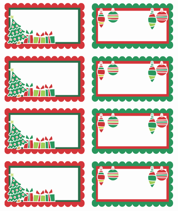 Free Christmas Label Templates For Avery Labels Cdhrom