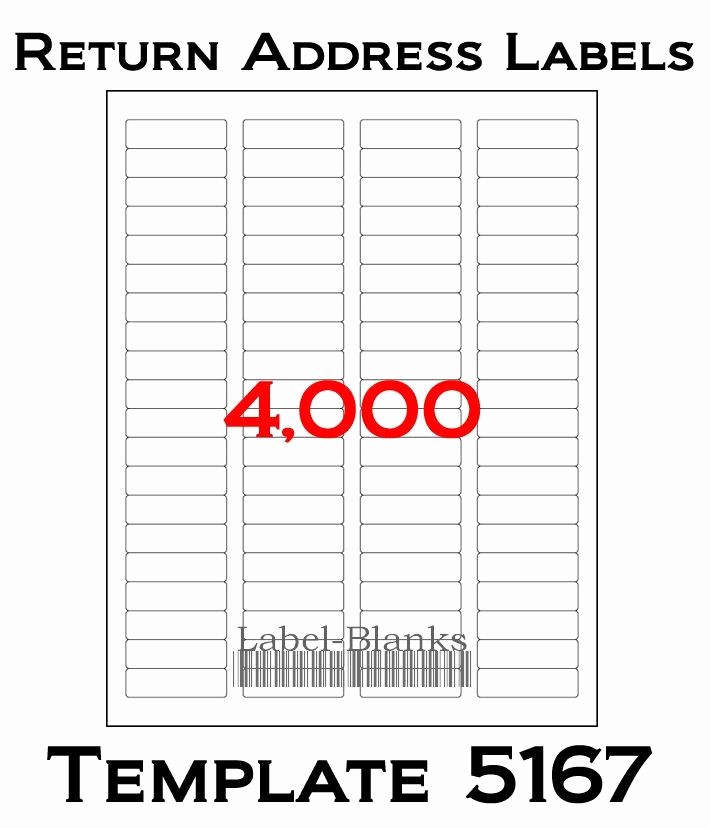 50 Avery Return Address Labels 5267 Ufreeonline Template