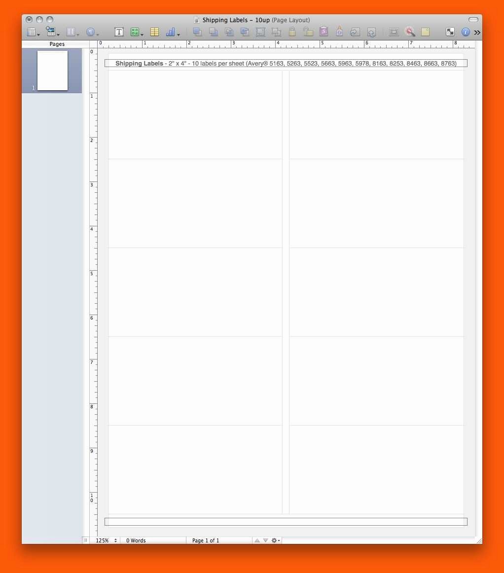 Avery 5567 Template