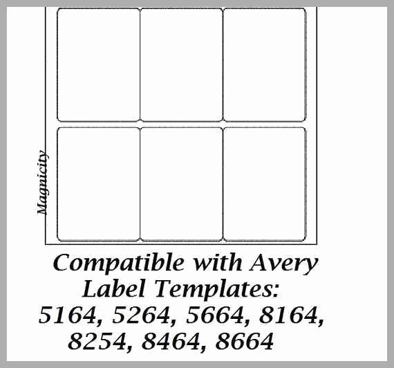 Avery Label 8163 Template