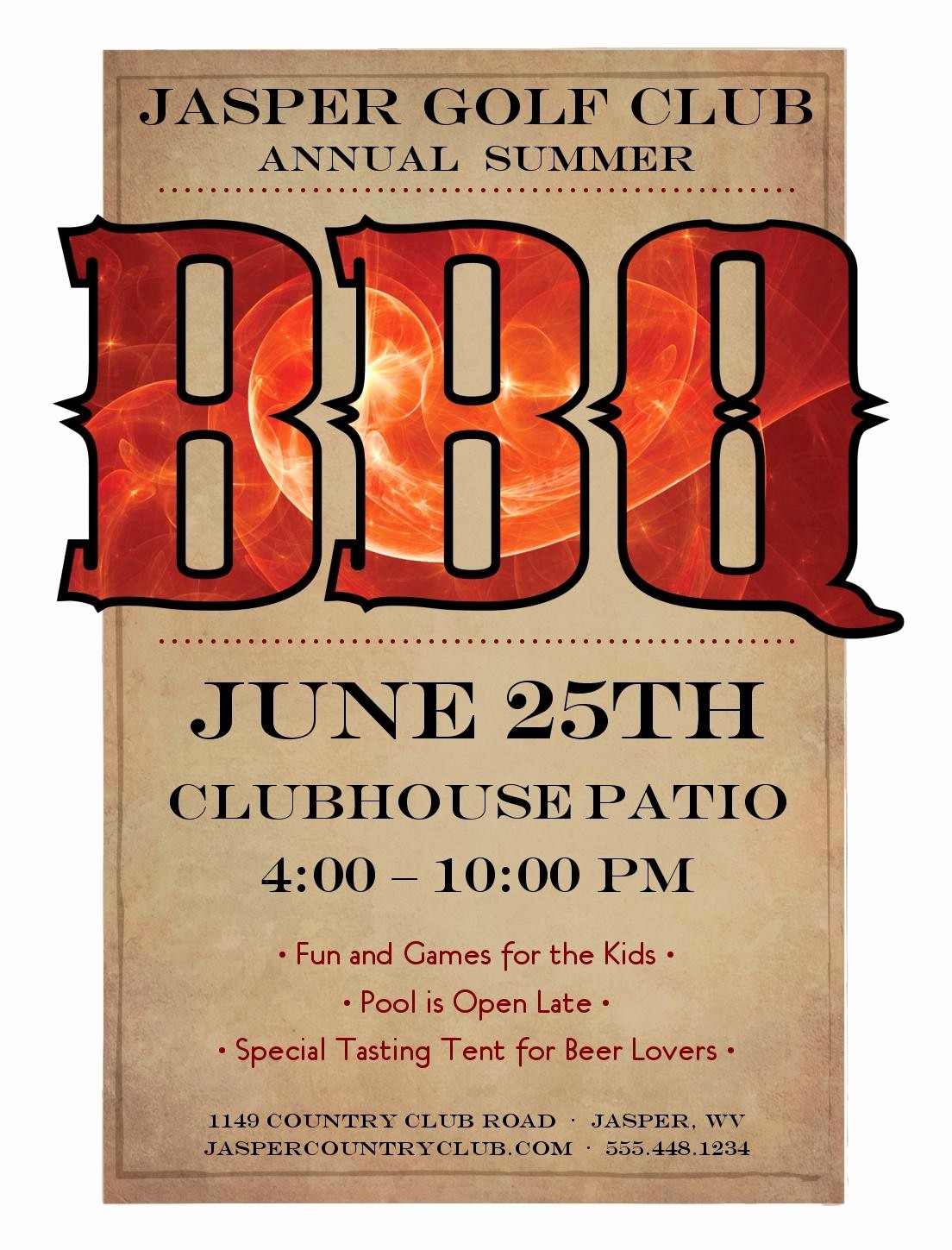 50 Bbq Fundraiser Flyer Templates Free Ufreeonline Template