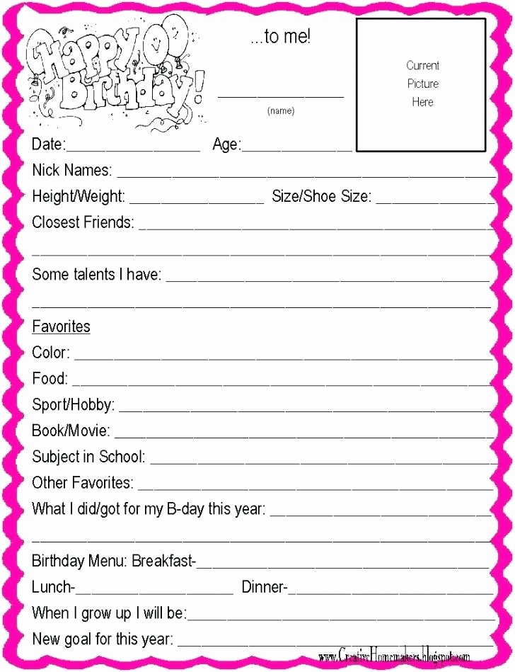 Birthday Wish List Template Printable New 7 Best Of Printable Birthday 