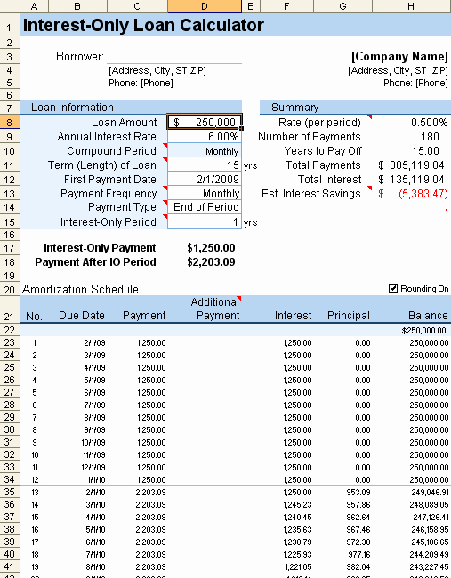 50 Calculate Monthly Mortgage Payment Excel Ufreeonline Template