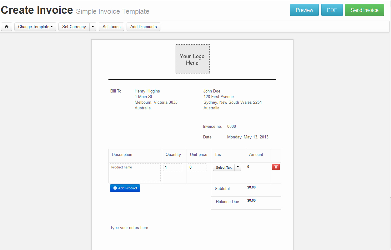 50 Create An Invoice Free Template Ufreeonline Template