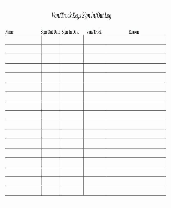 Credit Card Sign Out Sheet Inspirational Great Sign In Sheet Template