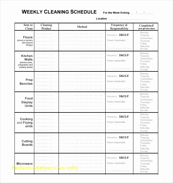 Daily Weekly Monthly Checklist Template Beautiful Professional House