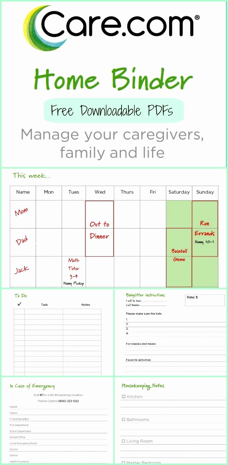 50 Emergency Contact List For Nanny 