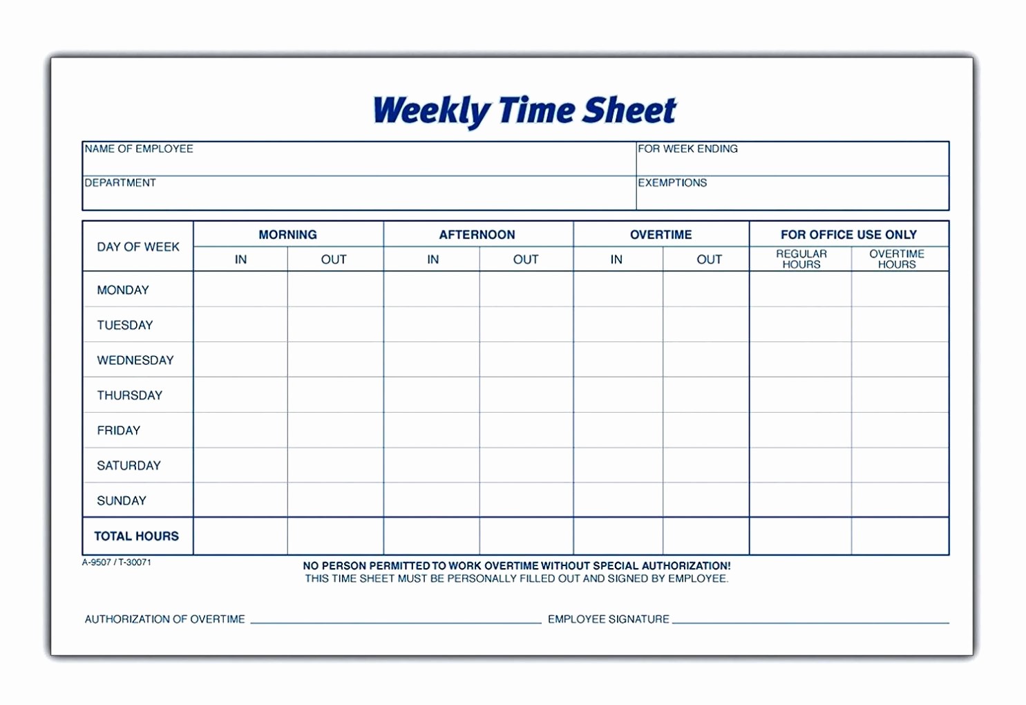 8 Excel Weekly Timesheet Template With Formulas Excel Templates 