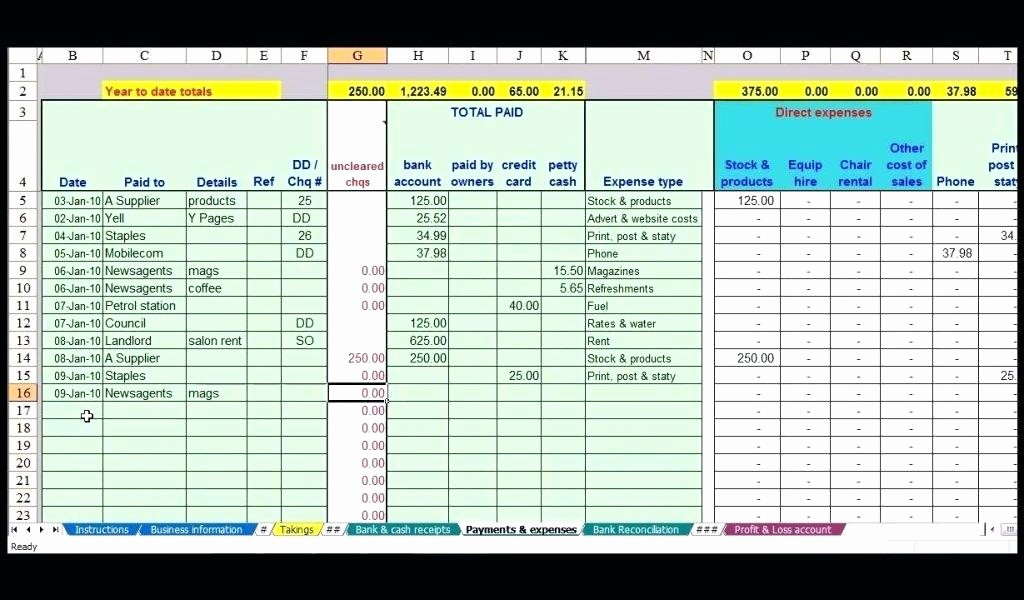 Printable Expense And Income Ledger With Balance Ledger Template With 