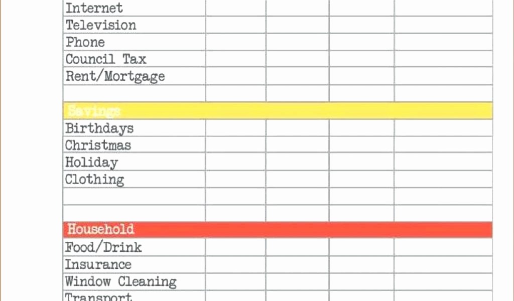 50 Keep Track Of Finances Excel