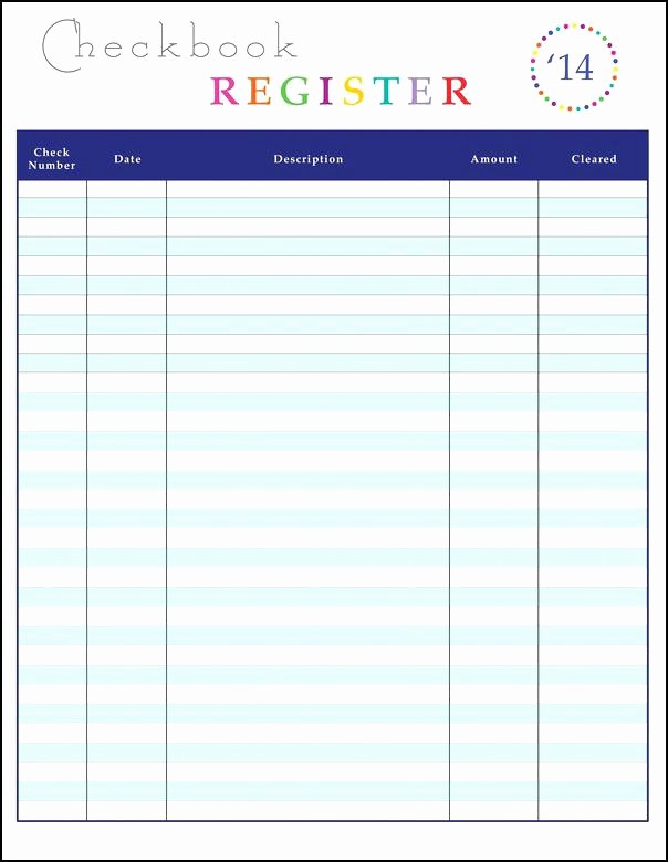50 Printable Checking Account Balance Sheet Ufreeonline Template