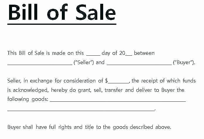 Free Vehicle Private Sale Receipt Template Pdf Word Eforms Private 