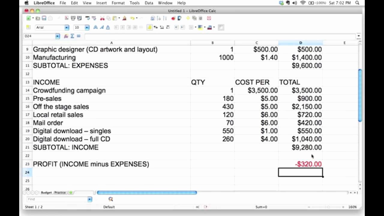 50 Profit And Loss Excel Spreadsheet