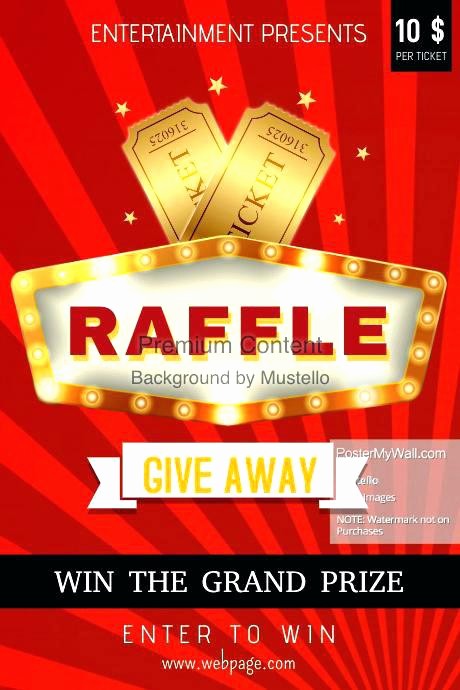  Raffle Flyer Templates Free Download Lovely 17 Raffle Flyer Templates 