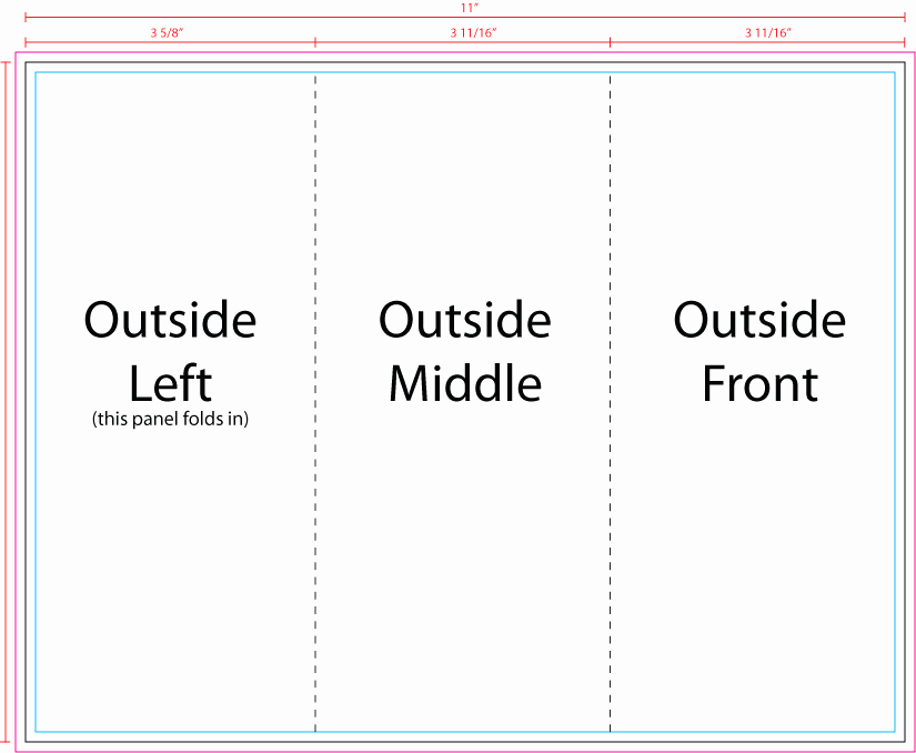 50 Tri Fold Table Tent Template